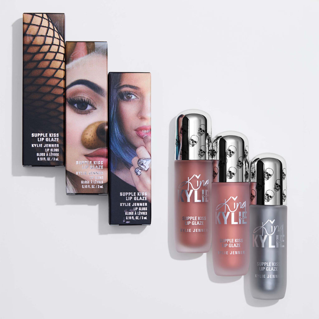 King Kylie Supple Kiss Lip Glaze Trio – Kylie Cosmetics